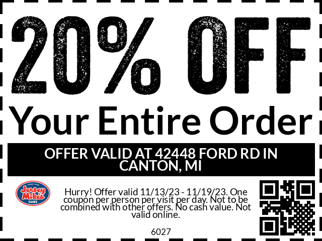 Jersey mike's coupons store